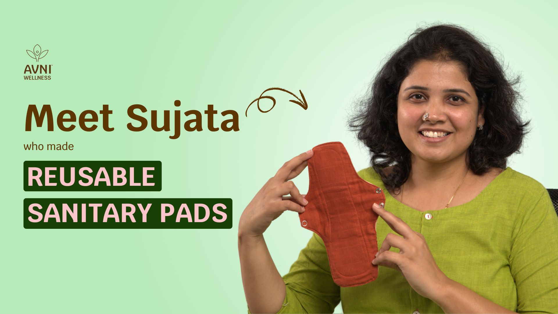 Meet Sujata, who made REUSABLE SANITARY PADS inspired by grandmom’s "l